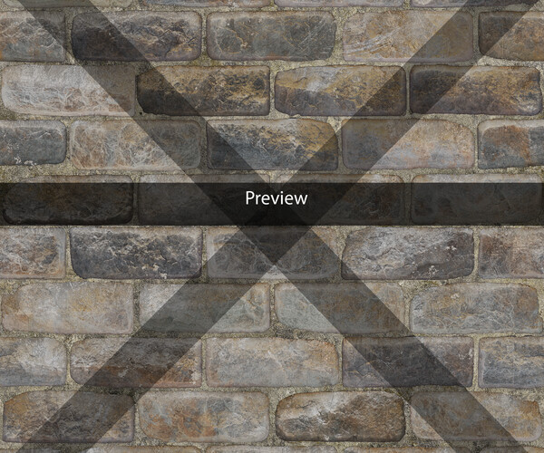 ArtStation - Castle Brick Material | Game Assets