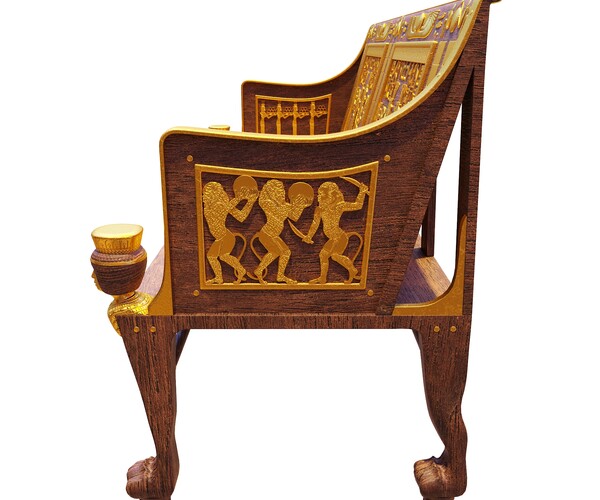 ArtStation - Egyptian Furniture Kit - Sitamun's Sette | Resources