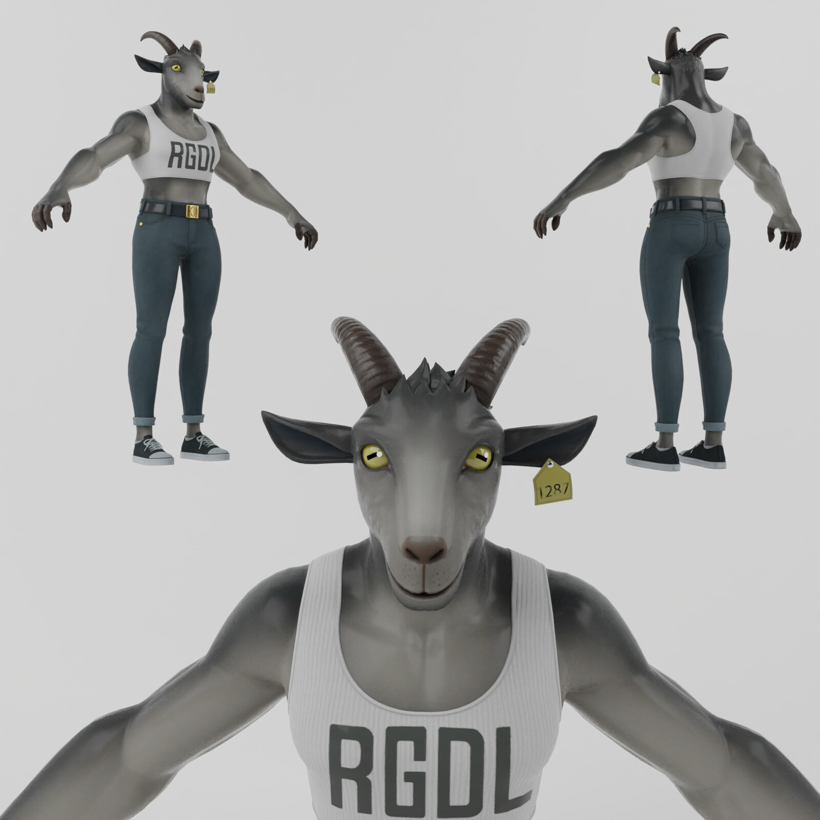 ArtStation - Pilgor Goat Lowpoly Rigged | Resources