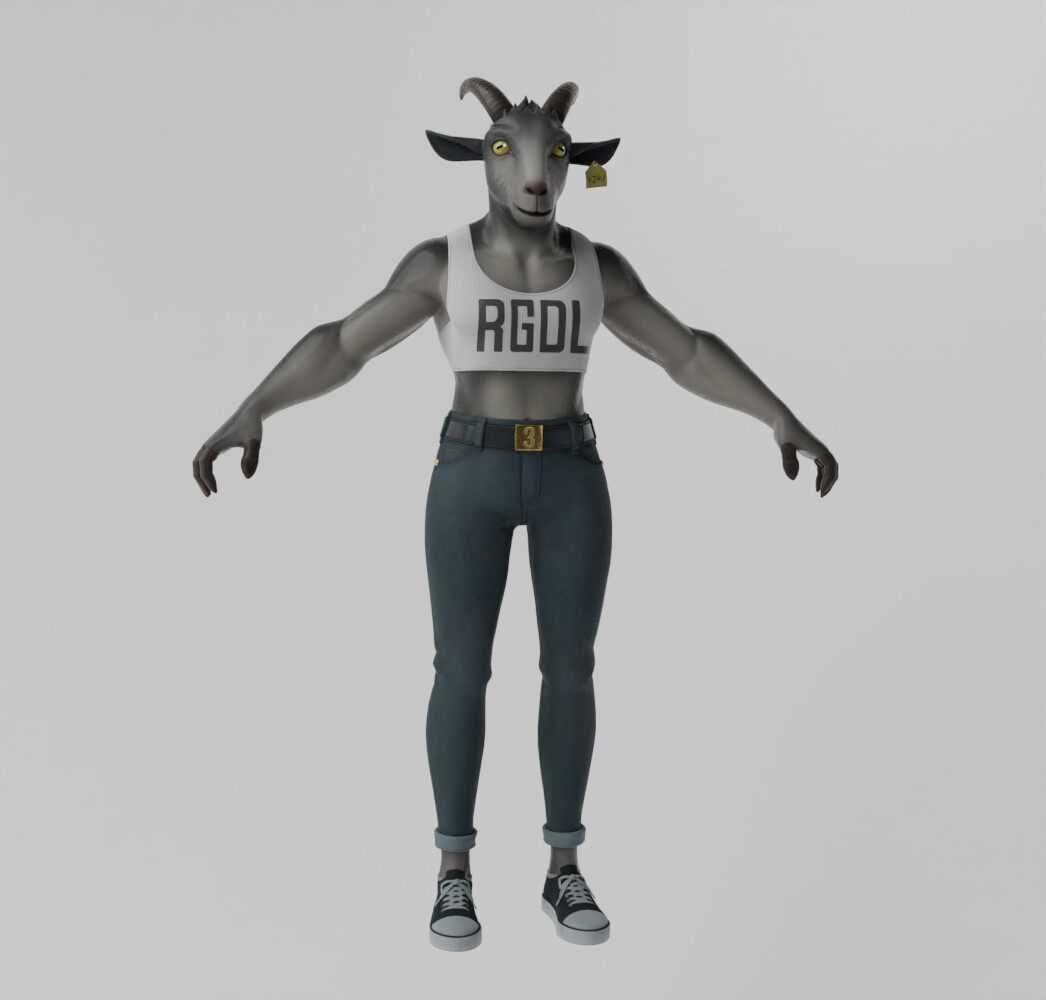 ArtStation - Pilgor Goat Lowpoly Rigged | Resources