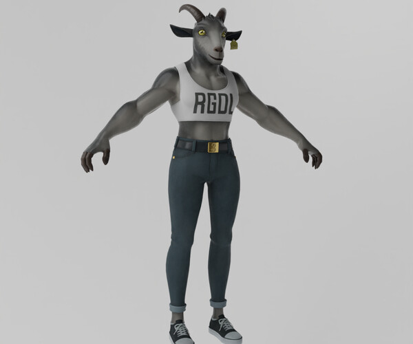 ArtStation - Pilgor Goat Lowpoly Rigged | Resources