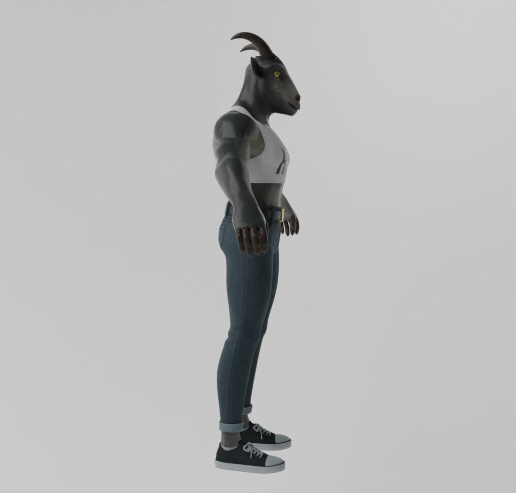 ArtStation - Pilgor Goat Lowpoly Rigged | Resources