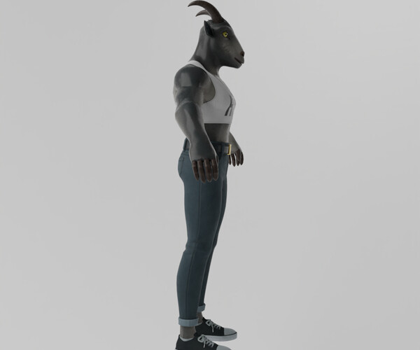 ArtStation - Pilgor Goat Lowpoly Rigged | Resources