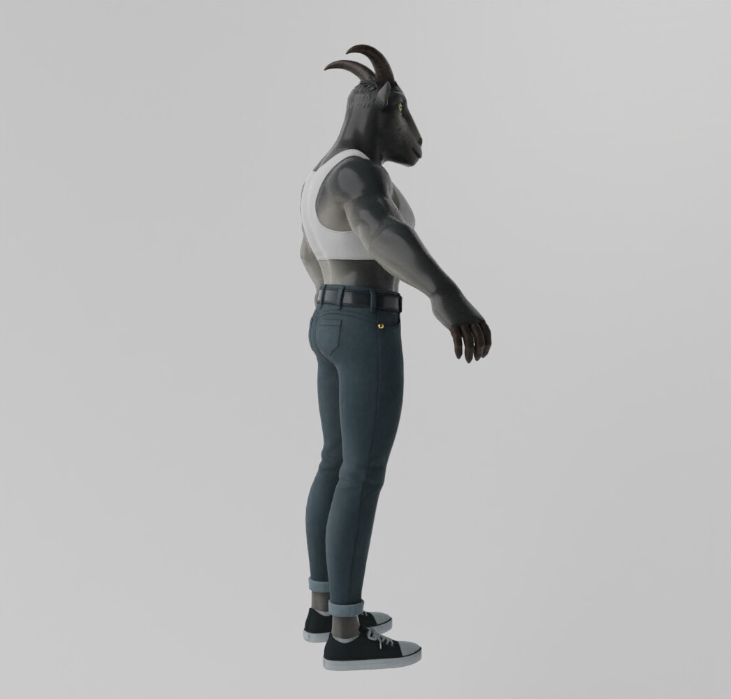 ArtStation - Pilgor Goat Lowpoly Rigged | Resources
