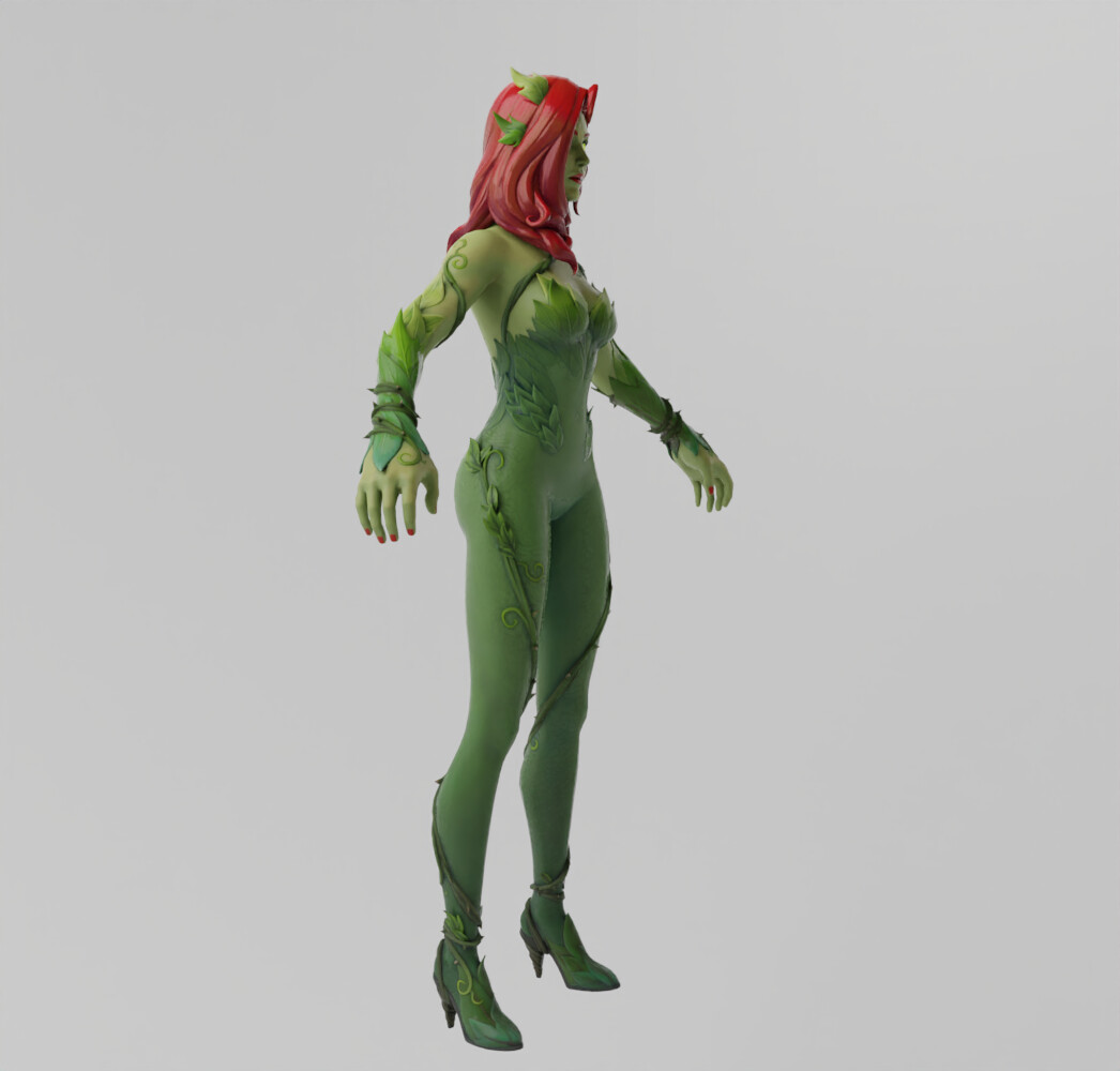 ArtStation - Poison Ivy Lowpoly Rigged | Resources
