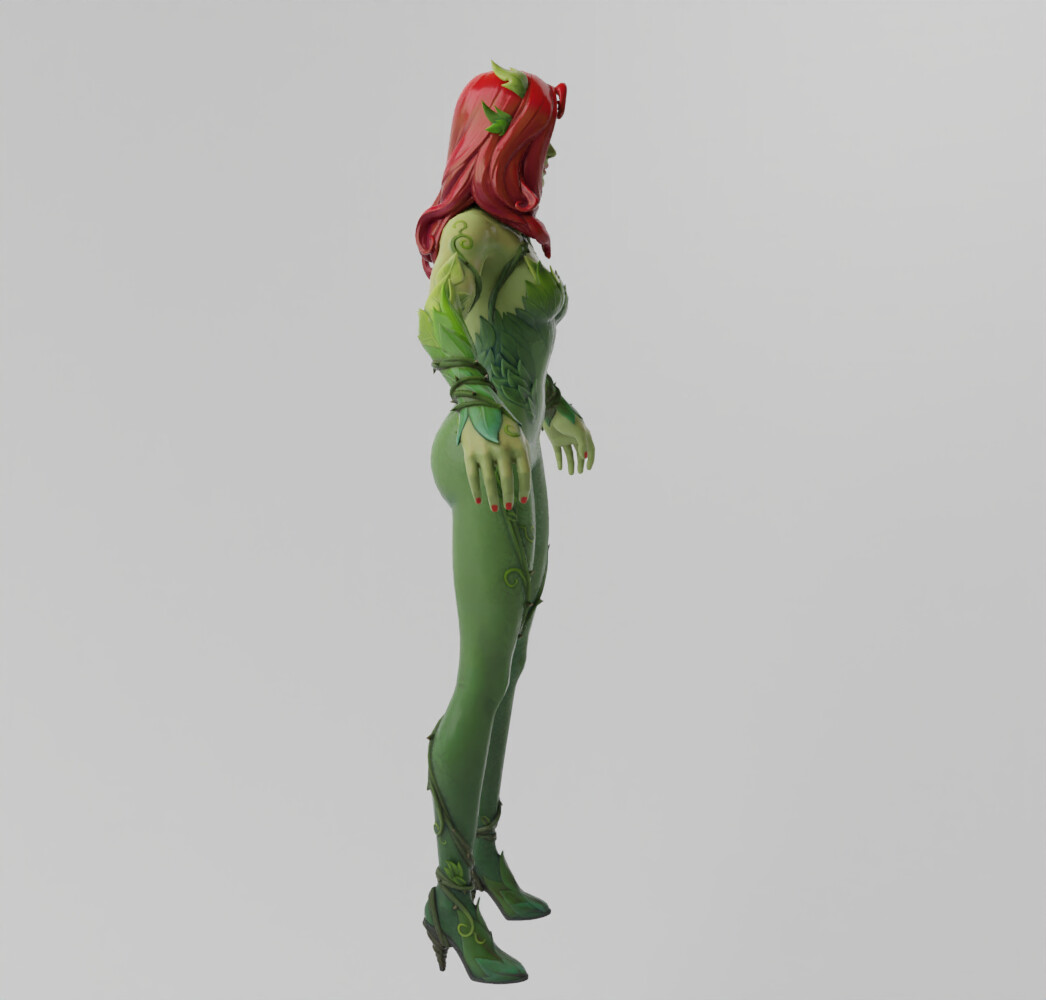 ArtStation - Poison Ivy Lowpoly Rigged | Resources