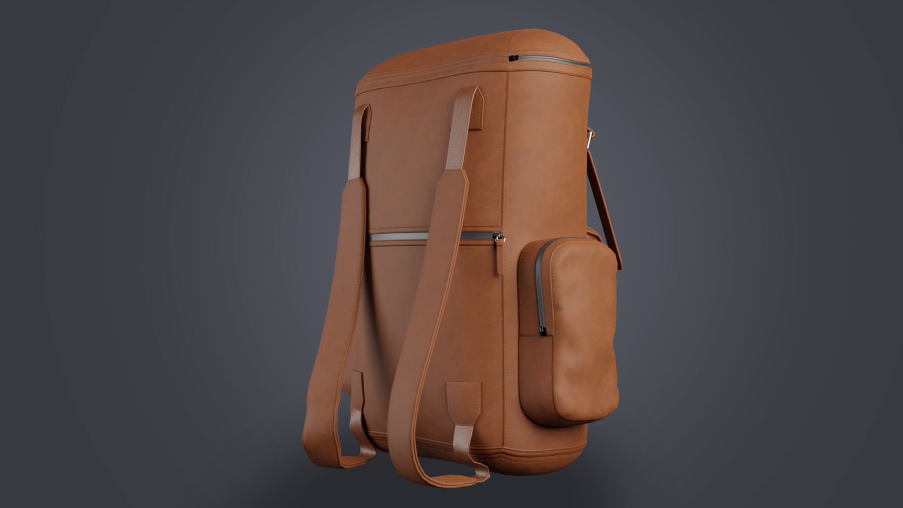 ArtStation - Leather backpack | Resources