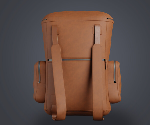 ArtStation - Leather backpack | Resources