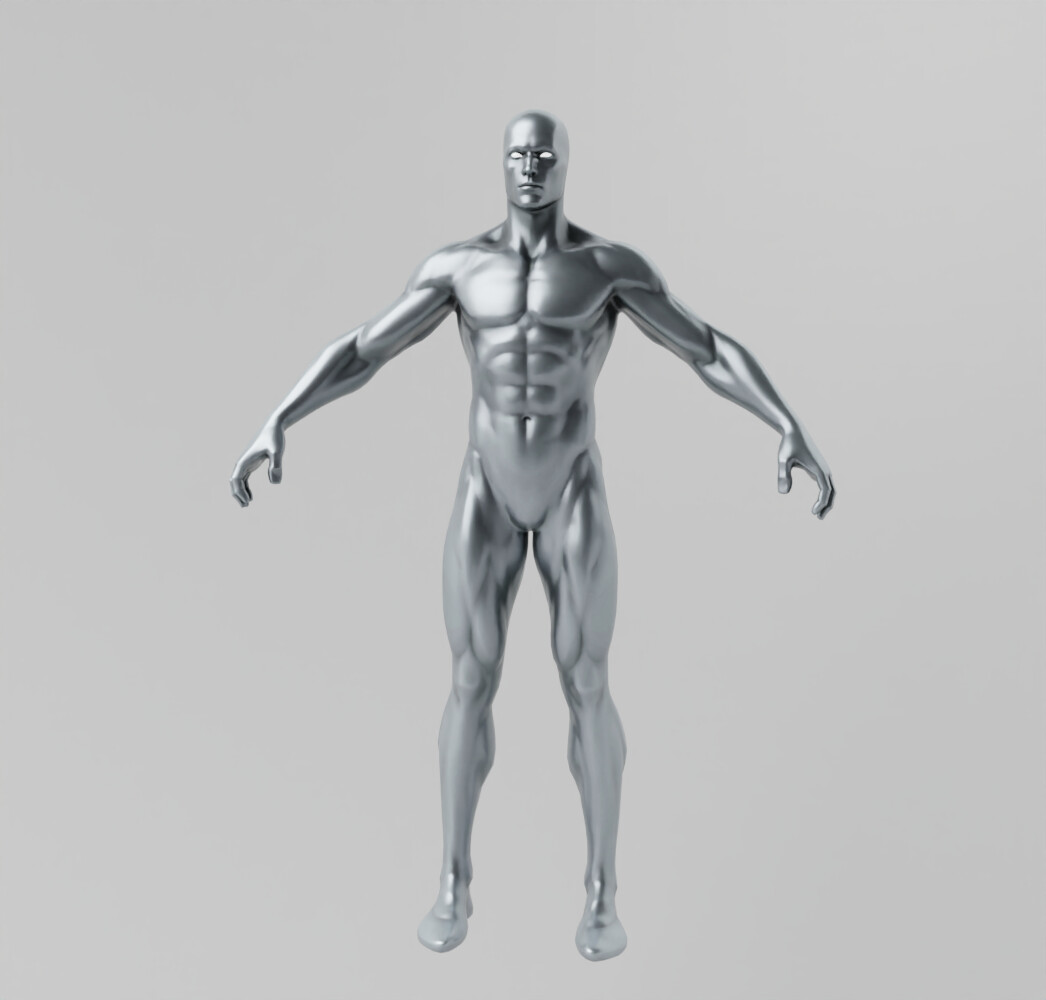 ArtStation - Silver Surfer Lowpoly Rigged | Resources