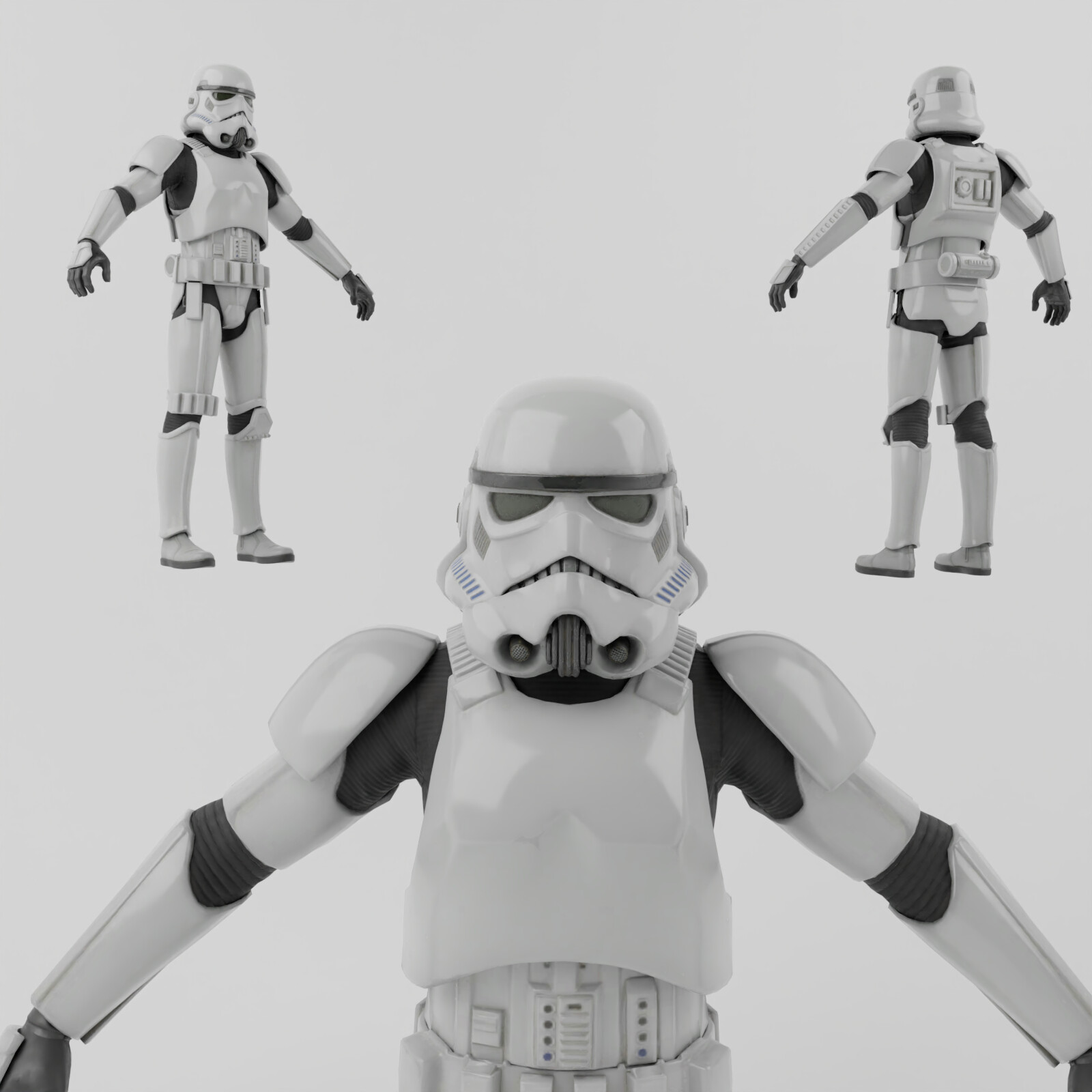 ArtStation - Stormtrooper Lowpoly RIgged | Resources