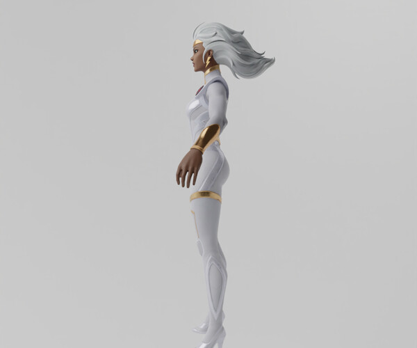 ArtStation - Storm X-Men Lowpoly Rigged | Resources