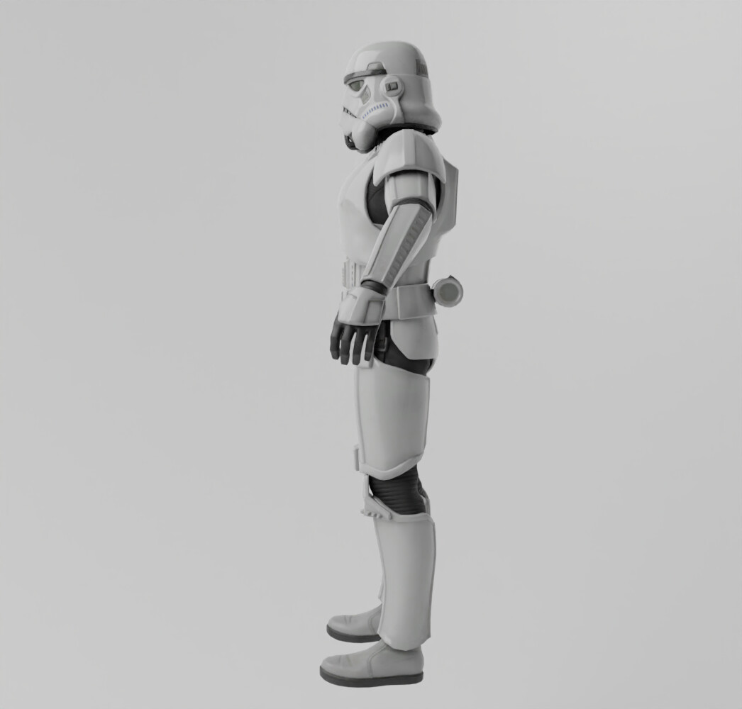 ArtStation - Stormtrooper Lowpoly RIgged | Resources