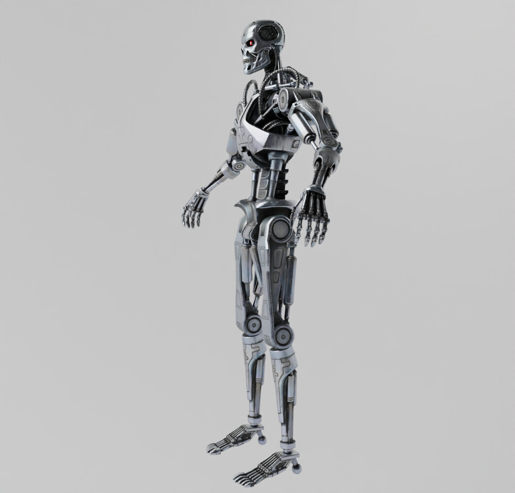 ArtStation - T-800 Lowpoly Rigged | Resources