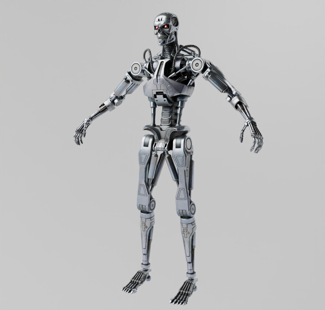 ArtStation - T-800 Lowpoly Rigged | Resources