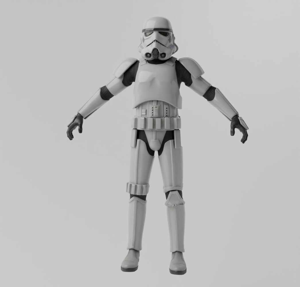 ArtStation - Stormtrooper Lowpoly RIgged | Resources