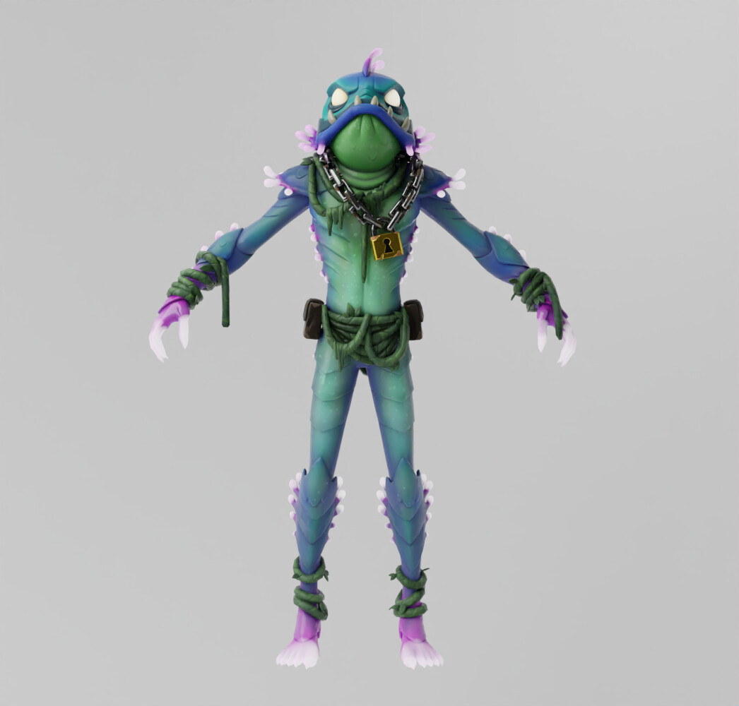 ArtStation - Triton Lowpoly Rigged | Resources