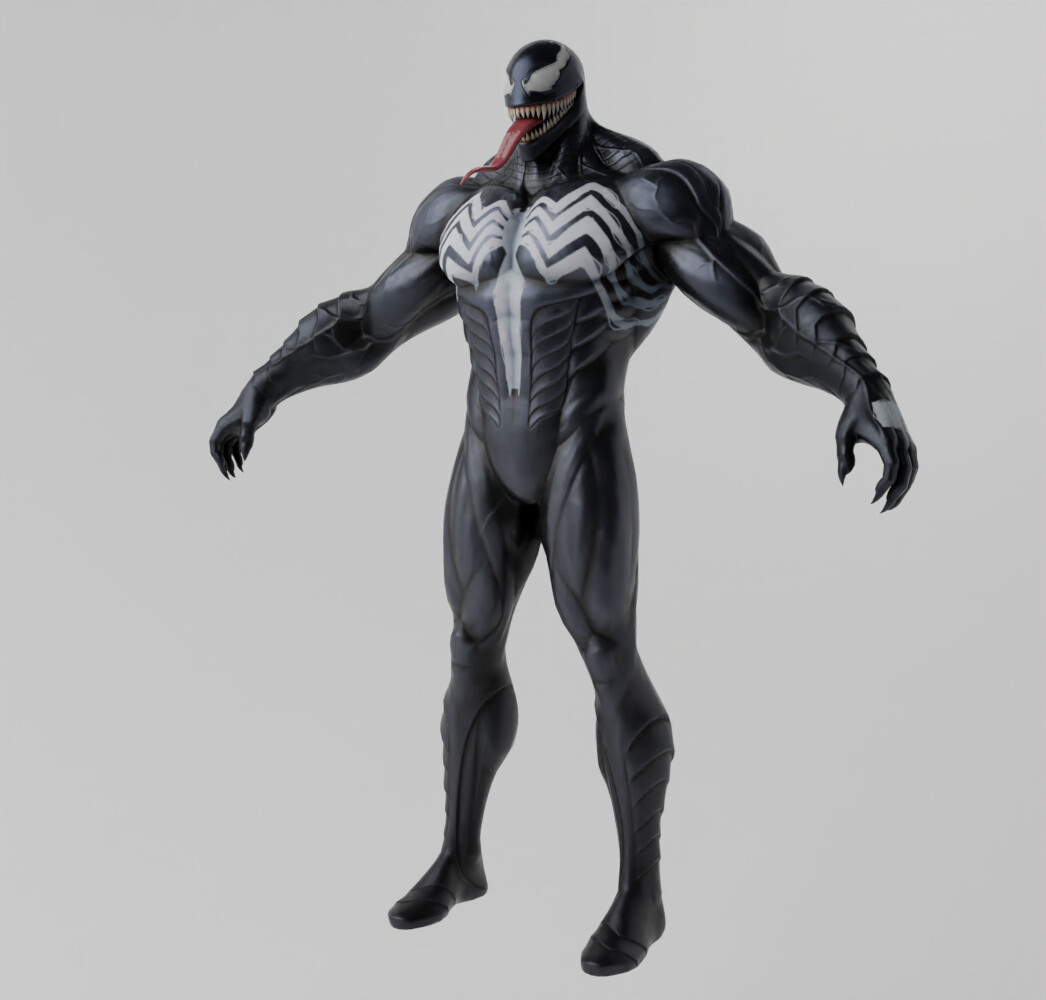 ArtStation - Venom Lowpoly Rigged | Resources