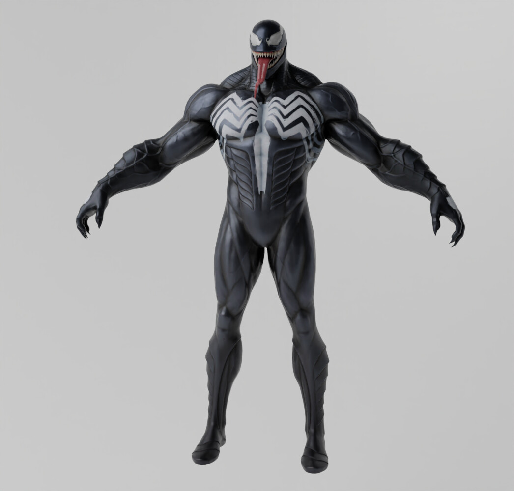 ArtStation - Venom Lowpoly Rigged | Resources