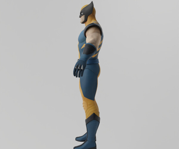 ArtStation - Wolverine Lowpoly Rigged | Resources