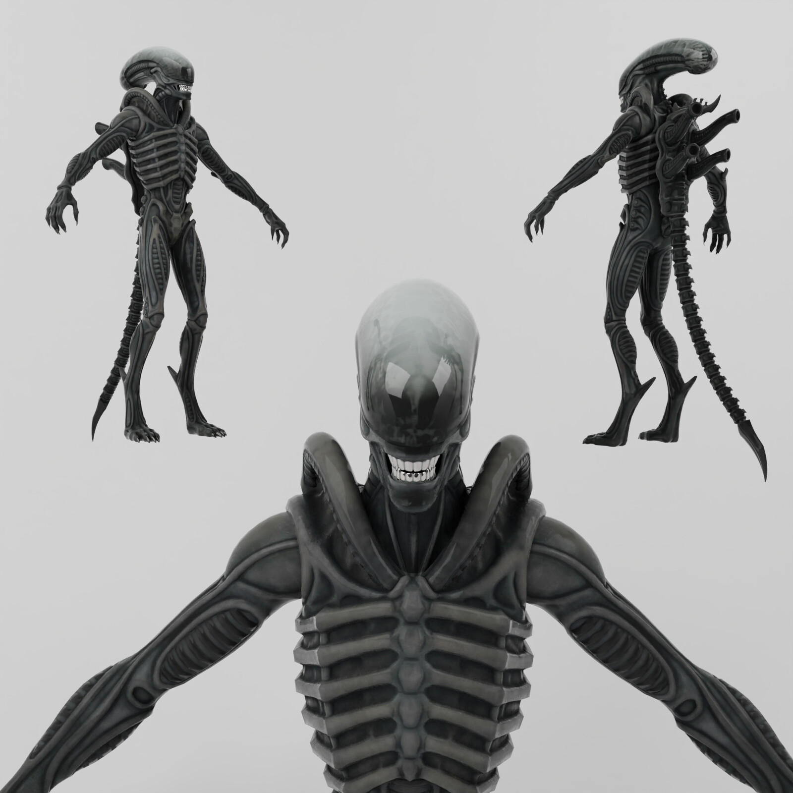 ArtStation - Xenomorph lowpoly Rigged | Resources