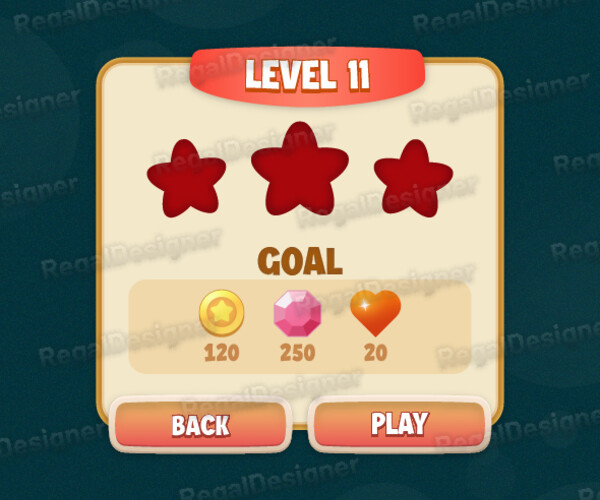 ArtStation - Game UI Kit In Cartoon Style | Game Assets