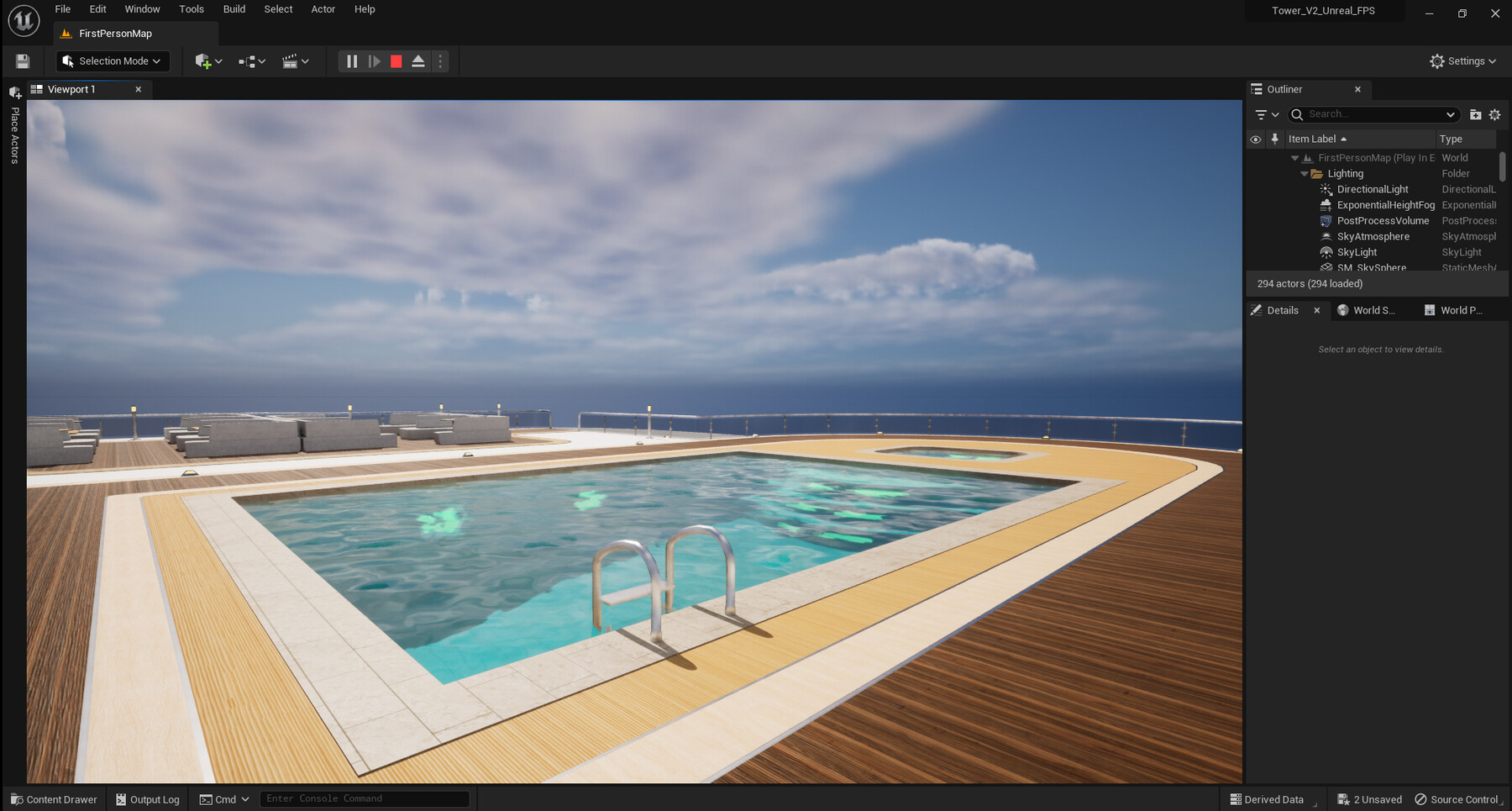 ArtStation - Tower - Rooftop and Inside | Game Assets