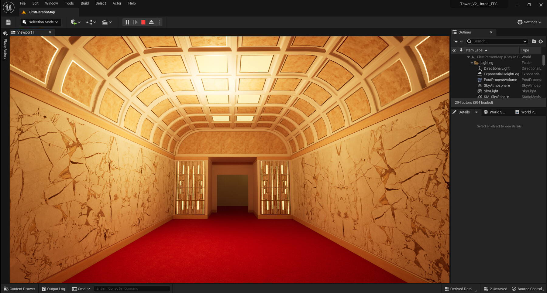 ArtStation - Tower - Rooftop and Inside | Game Assets