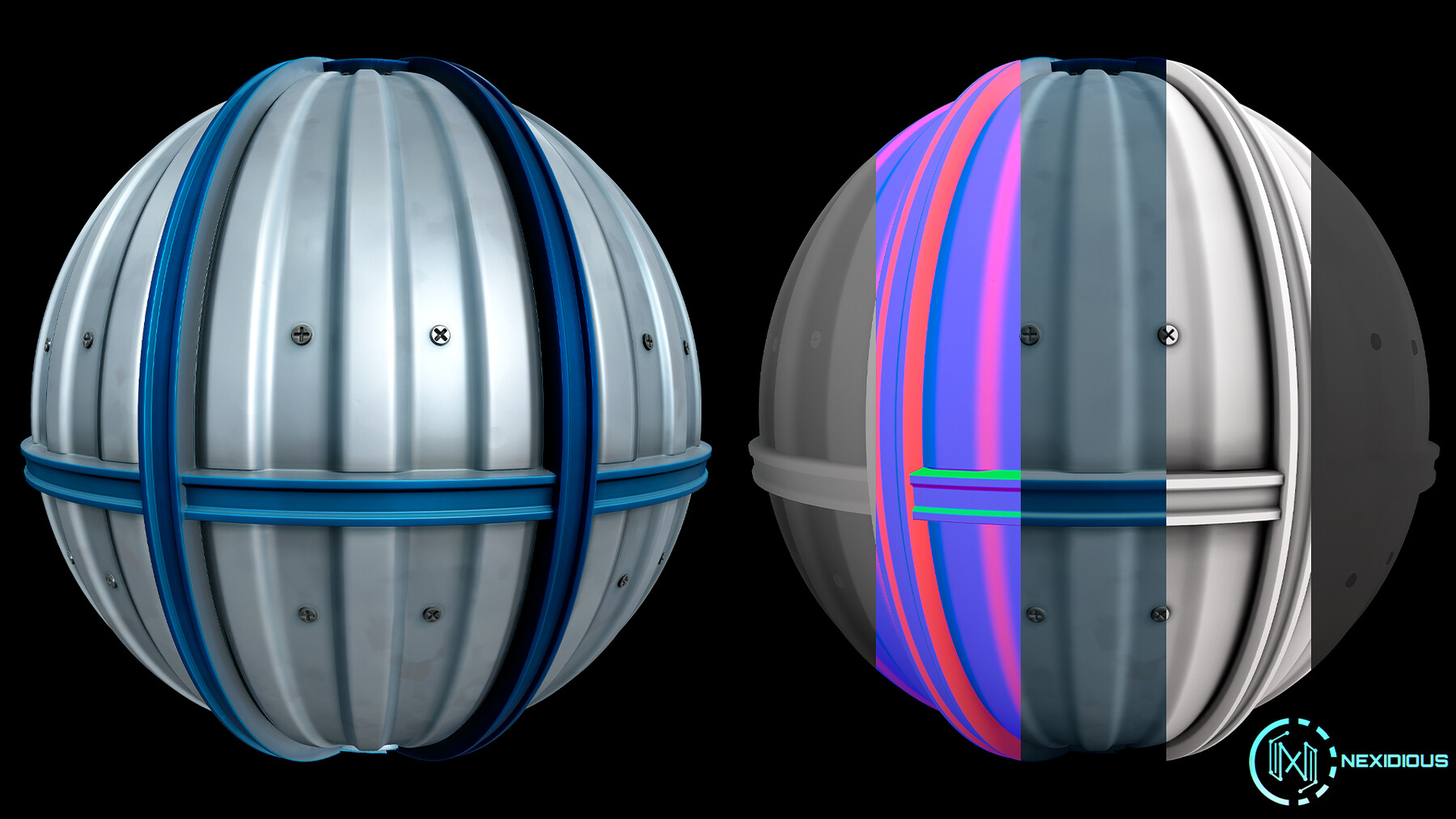 ArtStation - 15 Stylized Material Industrial Pack + Sbsar | Game Assets