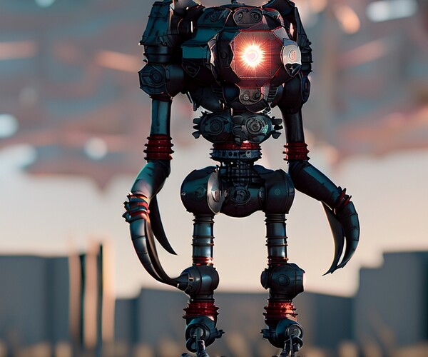 ArtStation - Alien insectoid robots race (pack #3: 74 characters ...