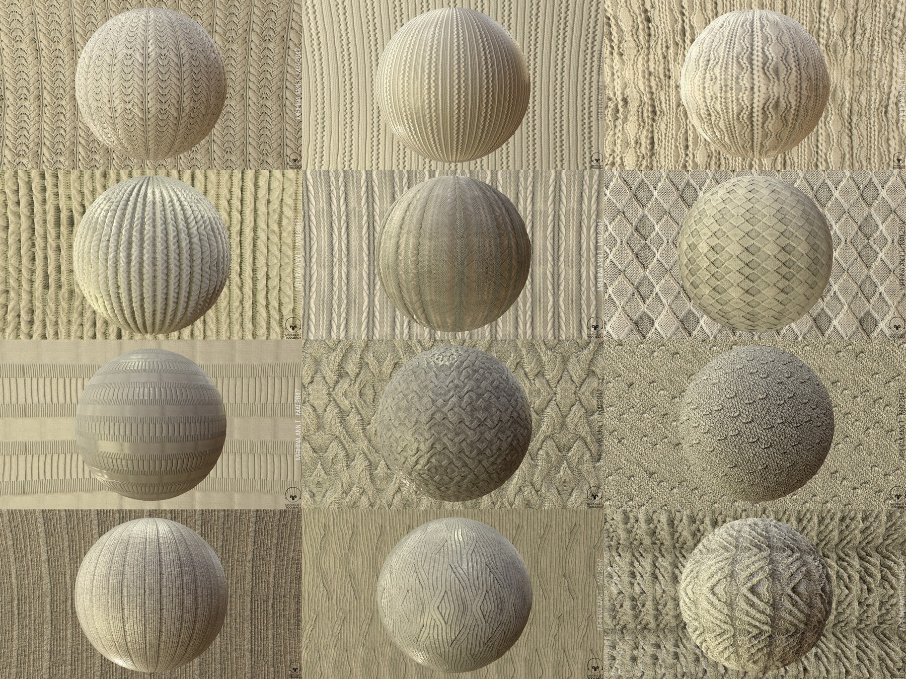 ArtStation - 12 Knitwear textures | Resources