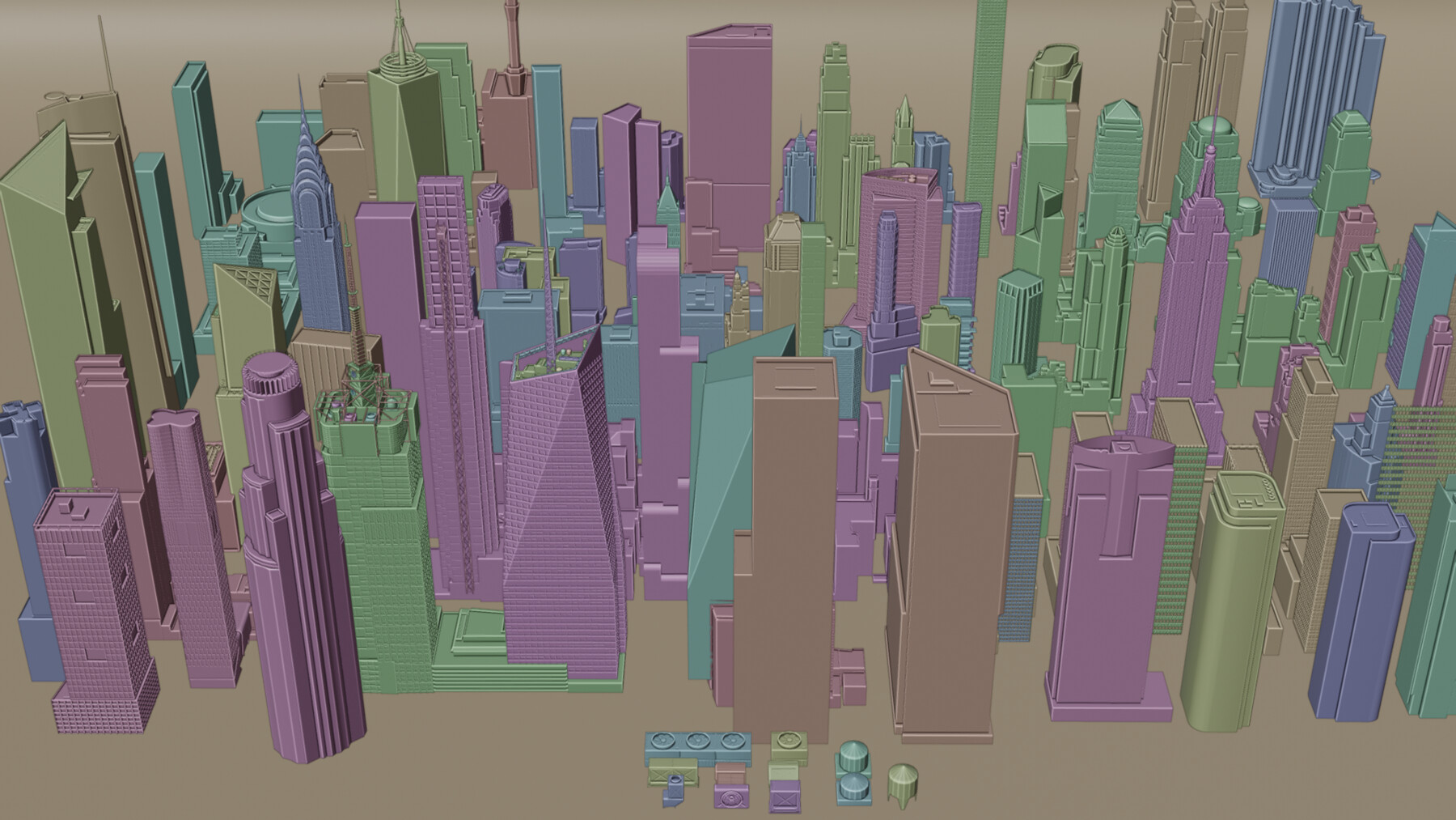 ArtStation - 100+ Unique Building Kitbash Bundle VOL-1 | Resources