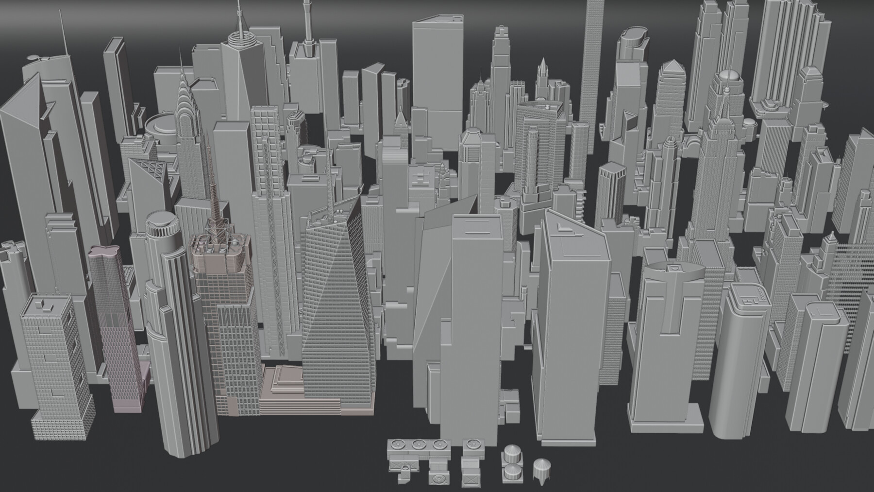 ArtStation - 100+ Unique Building Kitbash Bundle VOL-1 | Resources