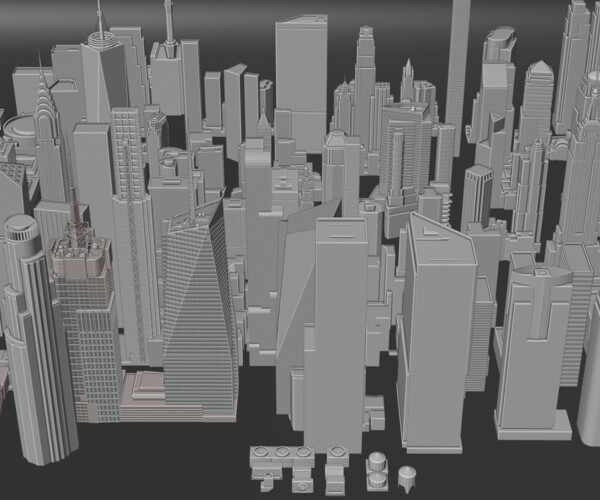 ArtStation - 100+ Unique Building Kitbash Bundle VOL-1 | Resources