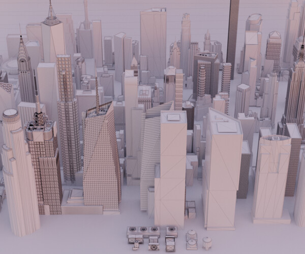 ArtStation - 100+ Unique Building Kitbash Bundle VOL-1 | Resources