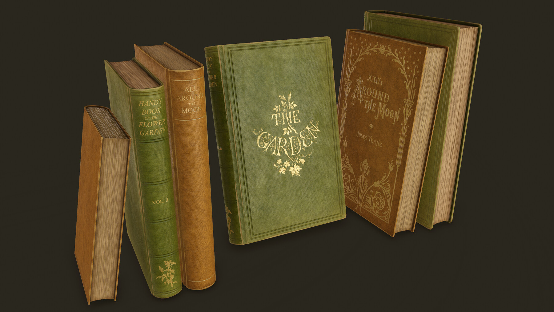 ArtStation - Old Books | Game Assets
