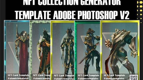 ArtStation - NFT Generator Photoshop Template | Artworks