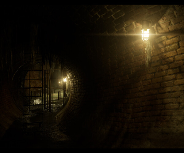 ArtStation - London Sewer Modular Pack | Game Assets