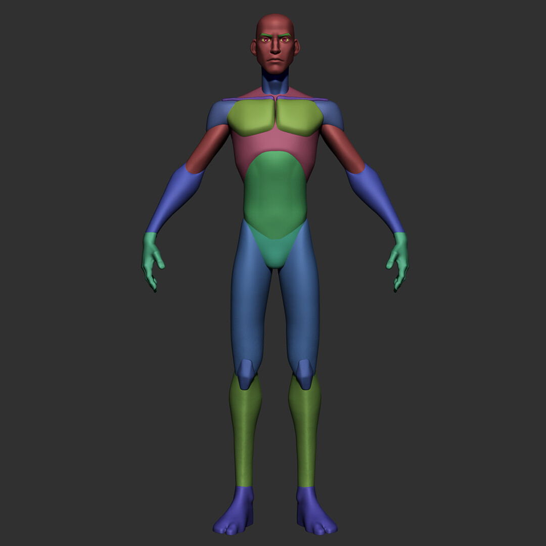 ArtStation - Skinny Basemesh | Resources