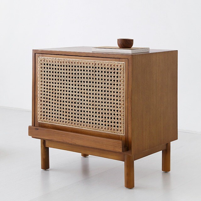 ArtStation - CESBON wooden sliding storage bedside table ratan KCN003 ...