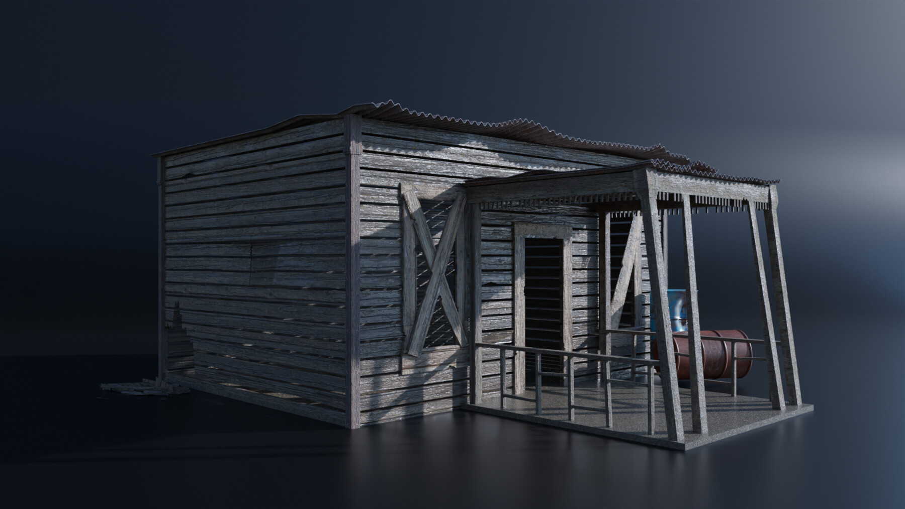 ArtStation - Old Shack-Slum Asset | Game Assets