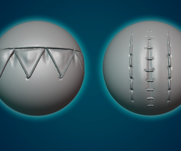 ArtStation - Blender Brush pack -seam on fabric | Brushes