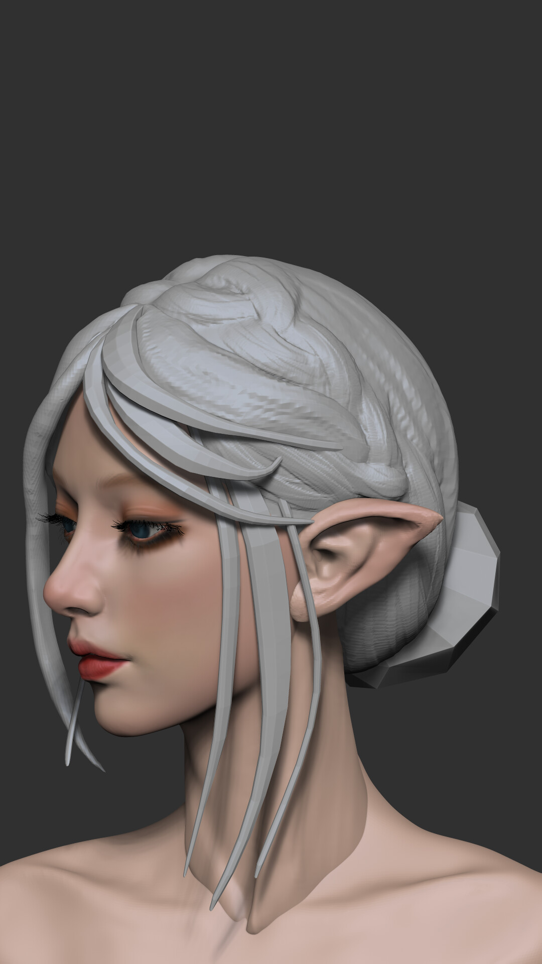 ArtStation - 3D Female elf Sketch 1 | Resources