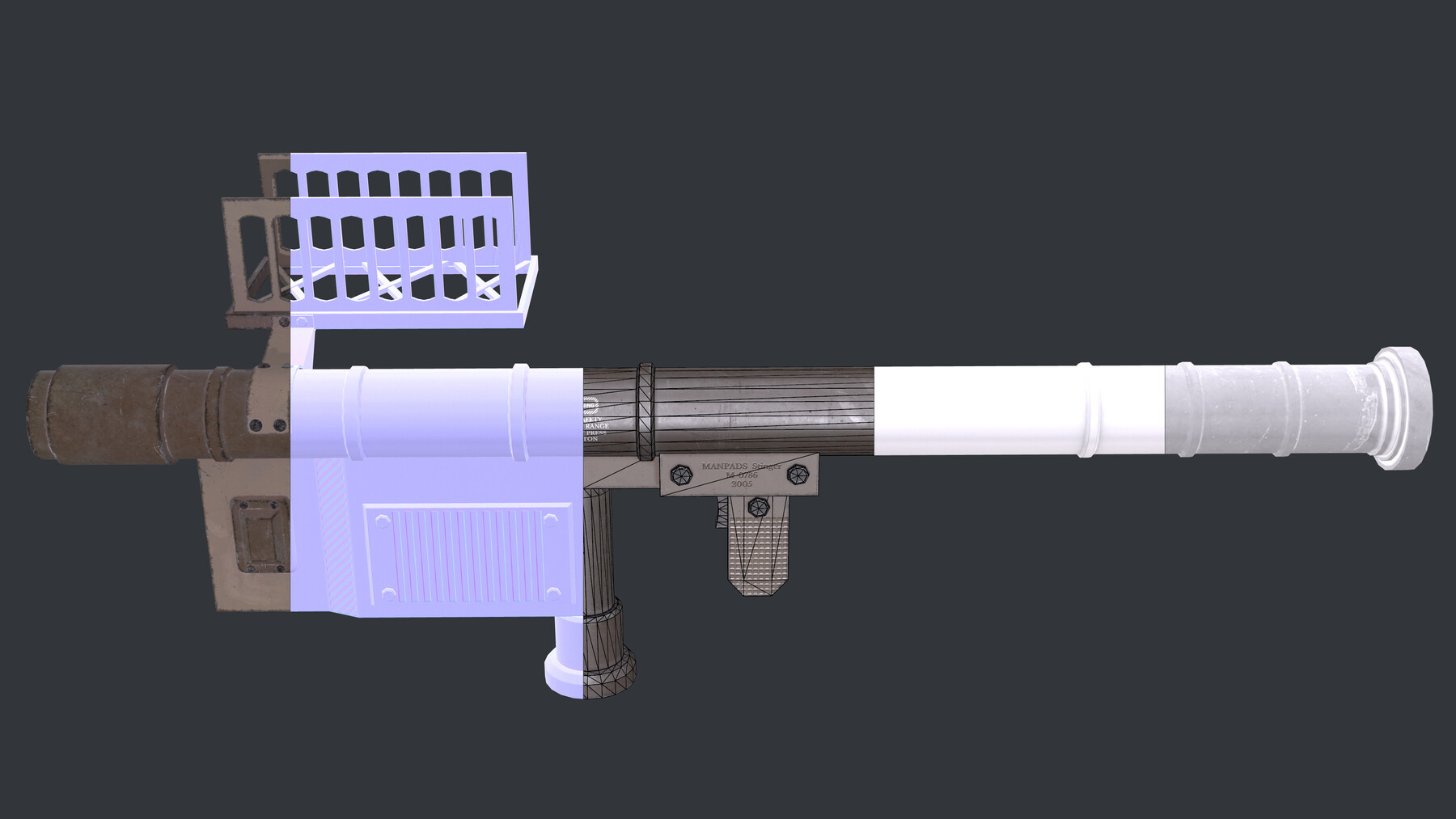 ArtStation - Rocket Launcher Game Ready 3 | Game Assets