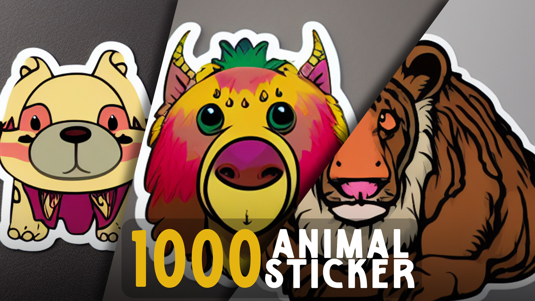ArtStation - 1000 Animal Sticker | Artworks