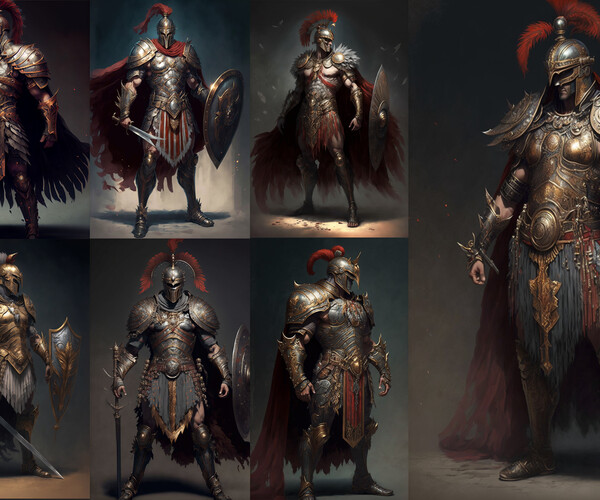 ArtStation - 200 Romans-Concept Reference Pack Vol.01 | Artworks