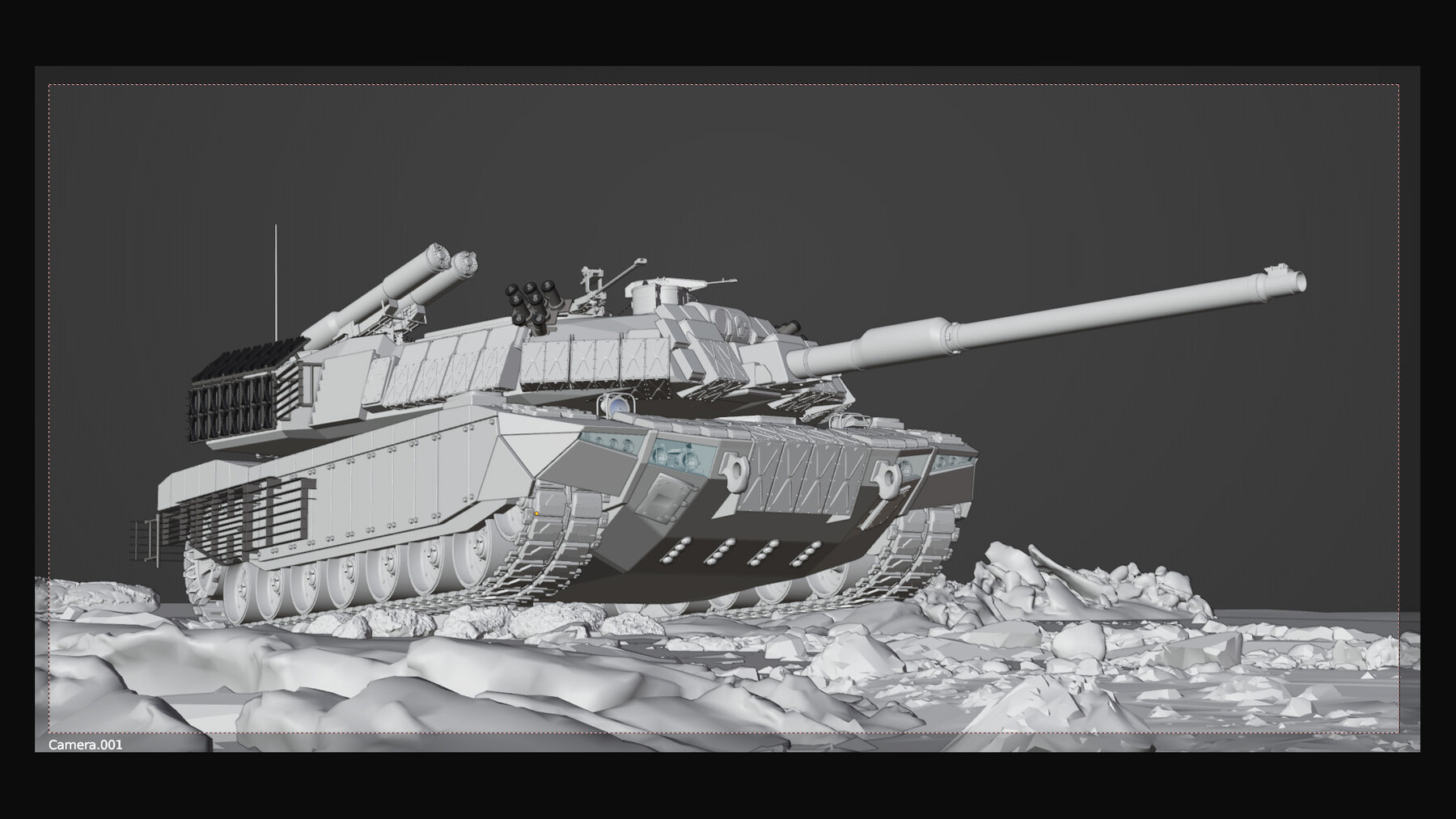 ArtStation - Sci-Fi Military Tank / Vehicle kitbash set for concept art ...