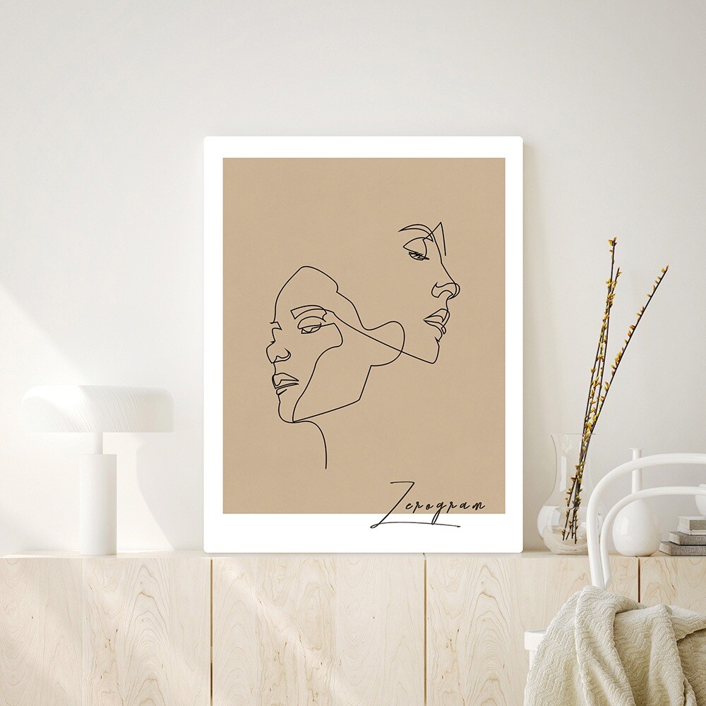 ArtStation - Foldable picture frame table drawing to face | Resources