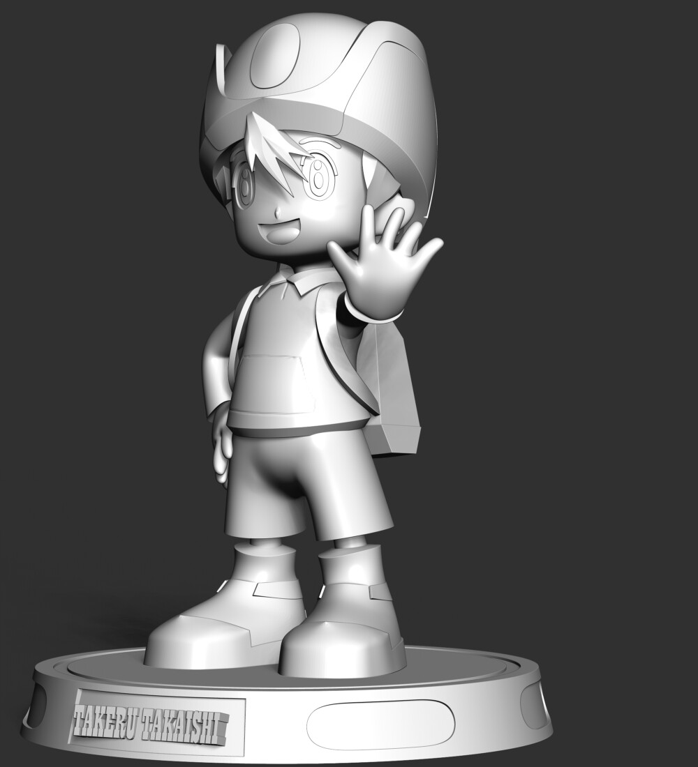 ArtStation - Takeru Takaishi - Digimon Adventure | Resources