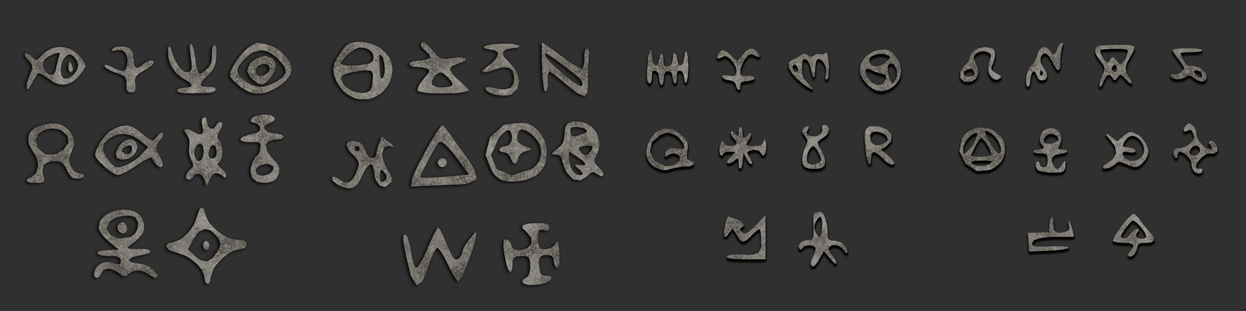 ArtStation - 300+ Runes Alpha Pack 8K | Brushes