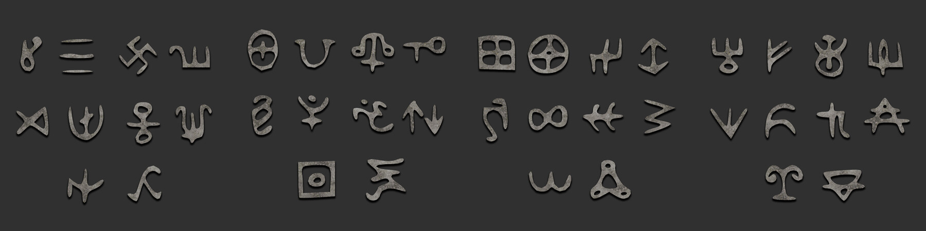 ArtStation - 300+ Runes Alpha Pack 8K | Brushes